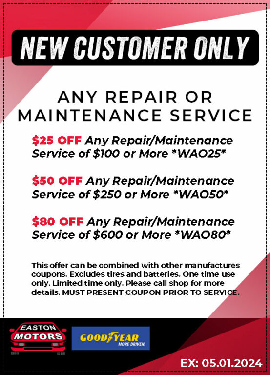 Service Locations - Easton Motors